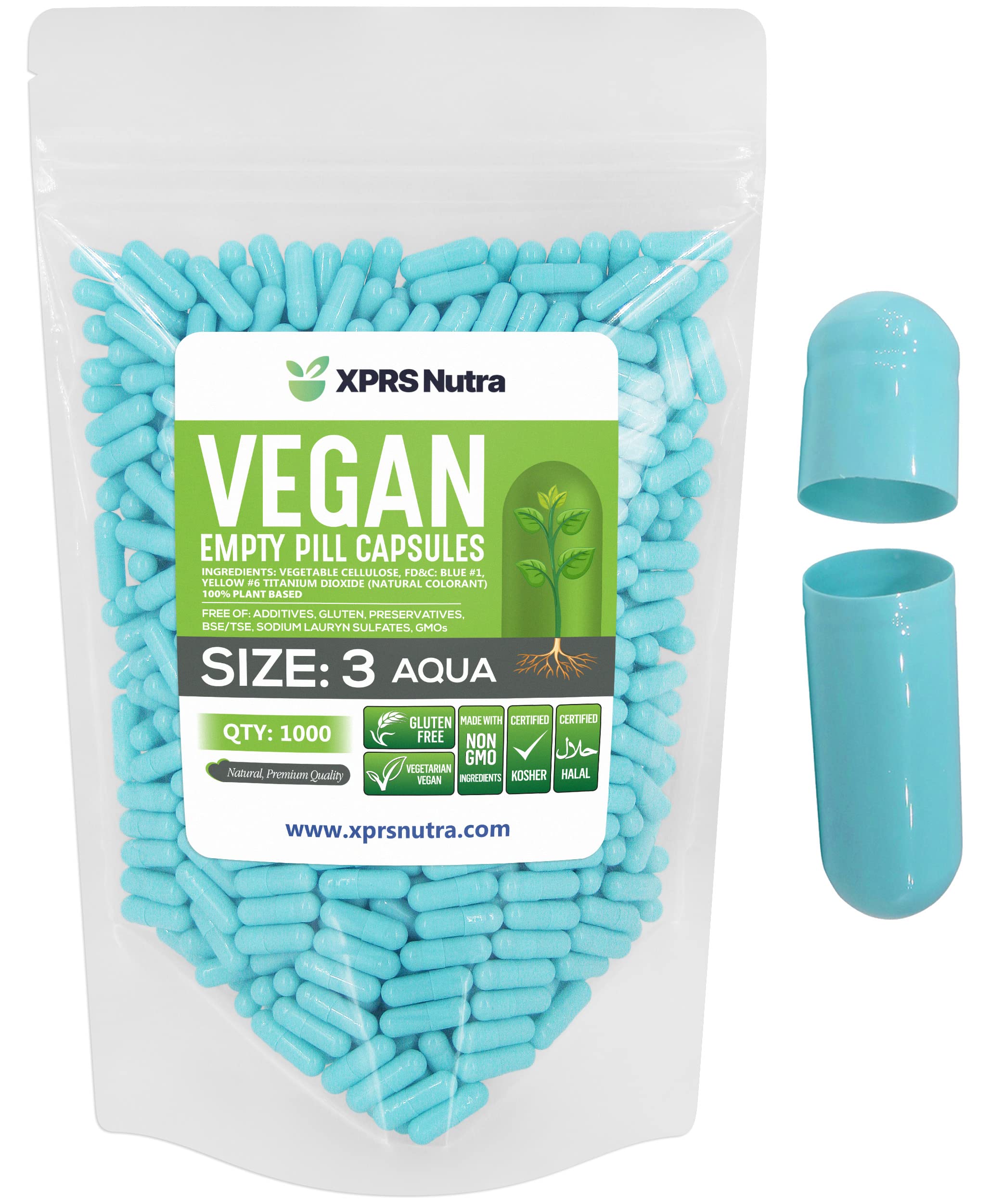 XPRS Nutra vegan capsules for supplements