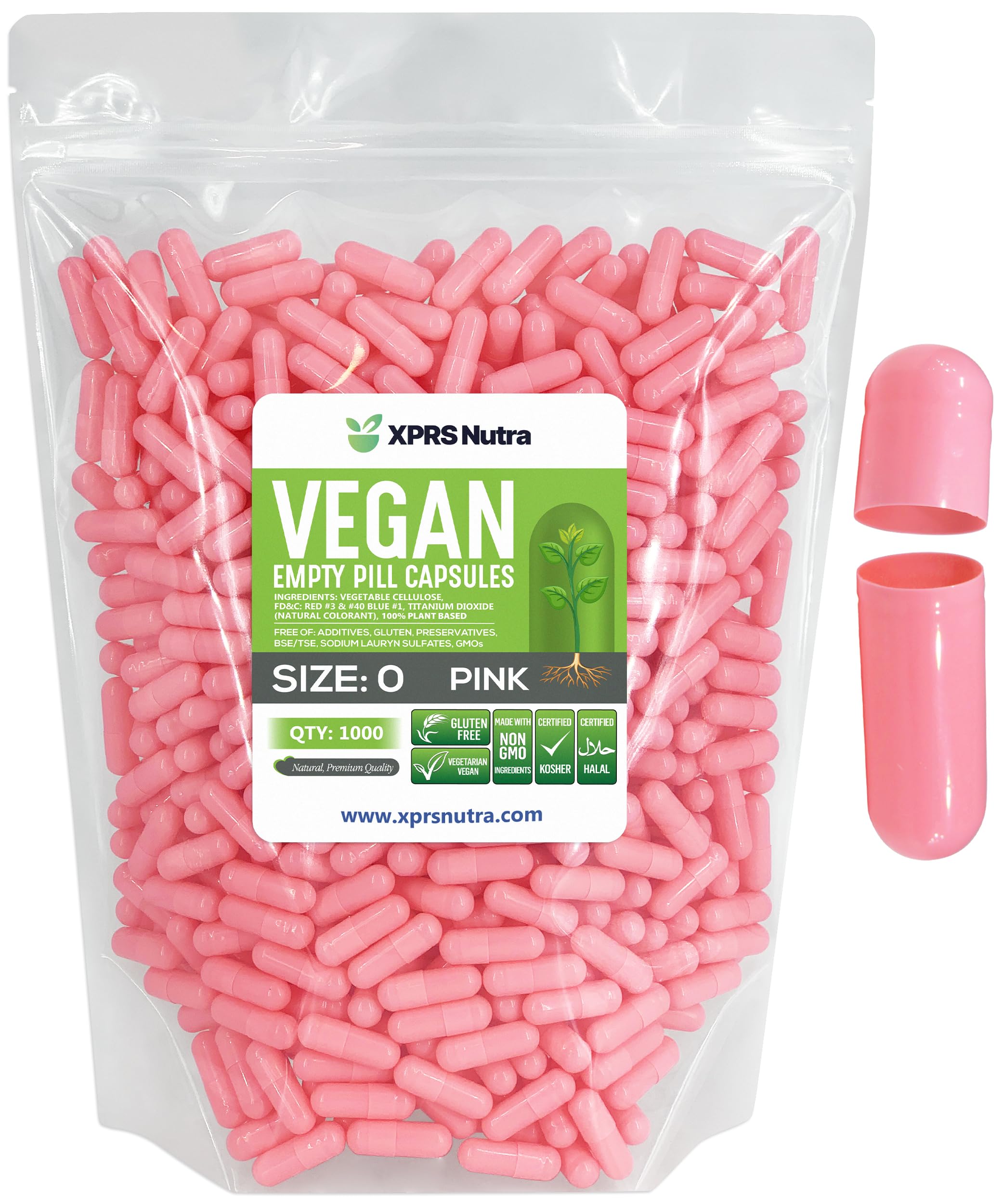 XPRS Nutra vegan capsules for supplements
