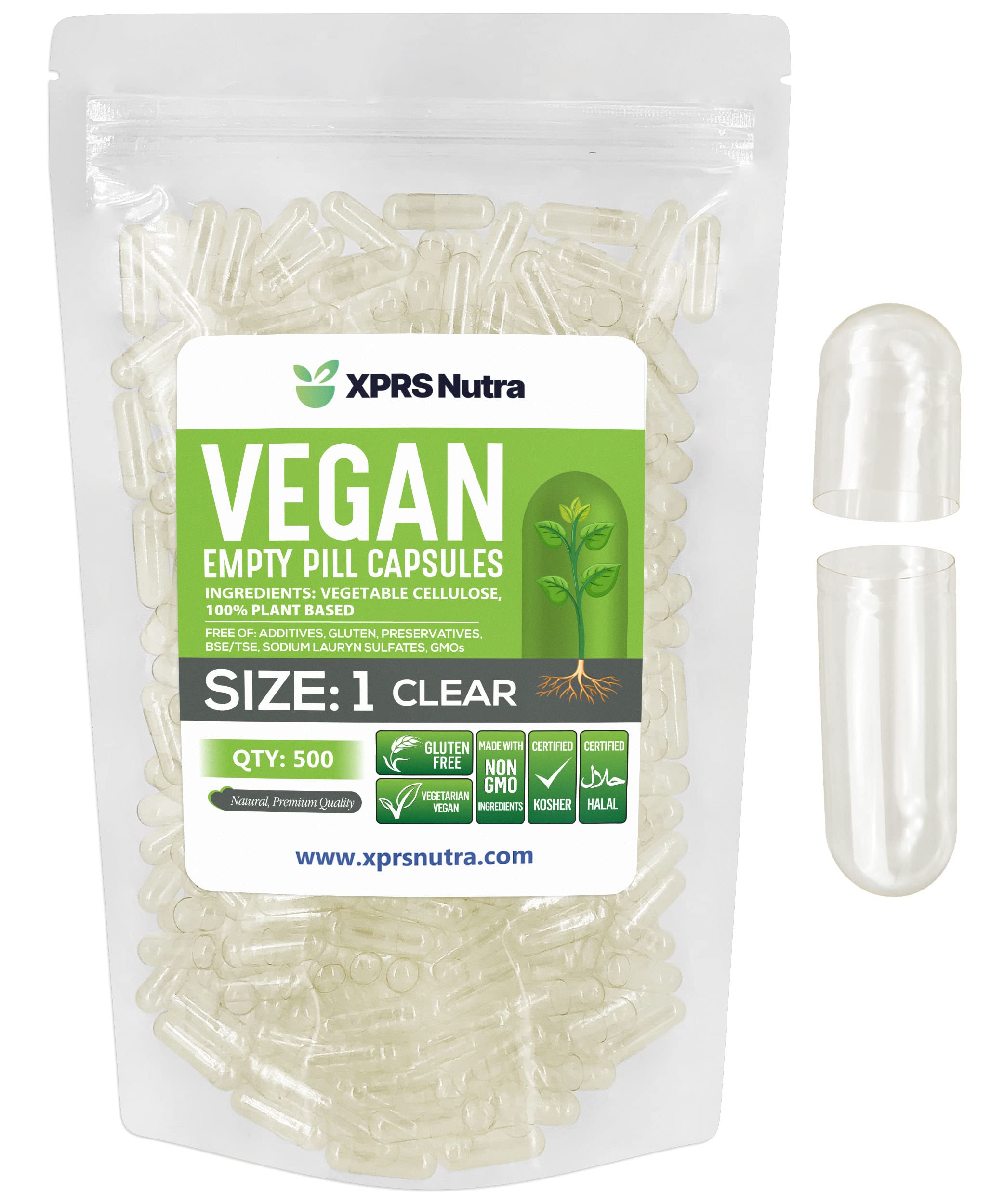 XPRS Nutra vegan capsules for supplements