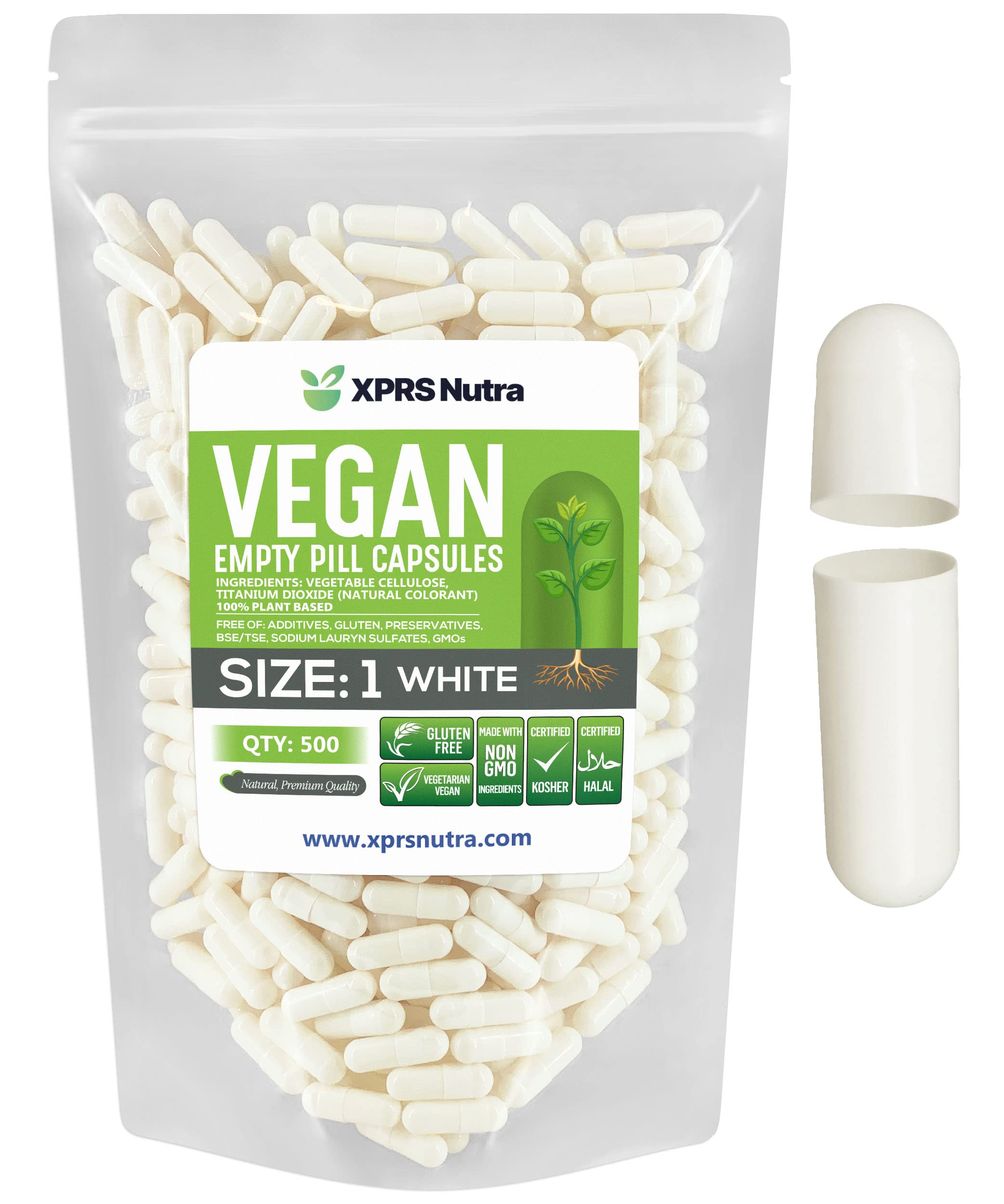 XPRS Nutra vegan capsules for supplements
