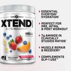 Xtend BCAA powder energizes workouts