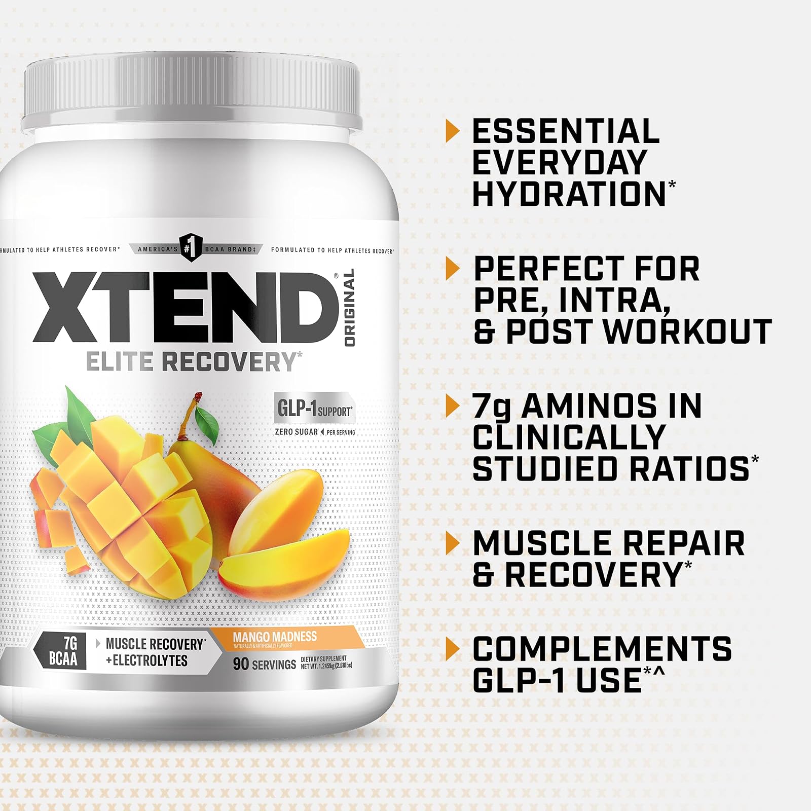 XTEND BCAA powder for workout support