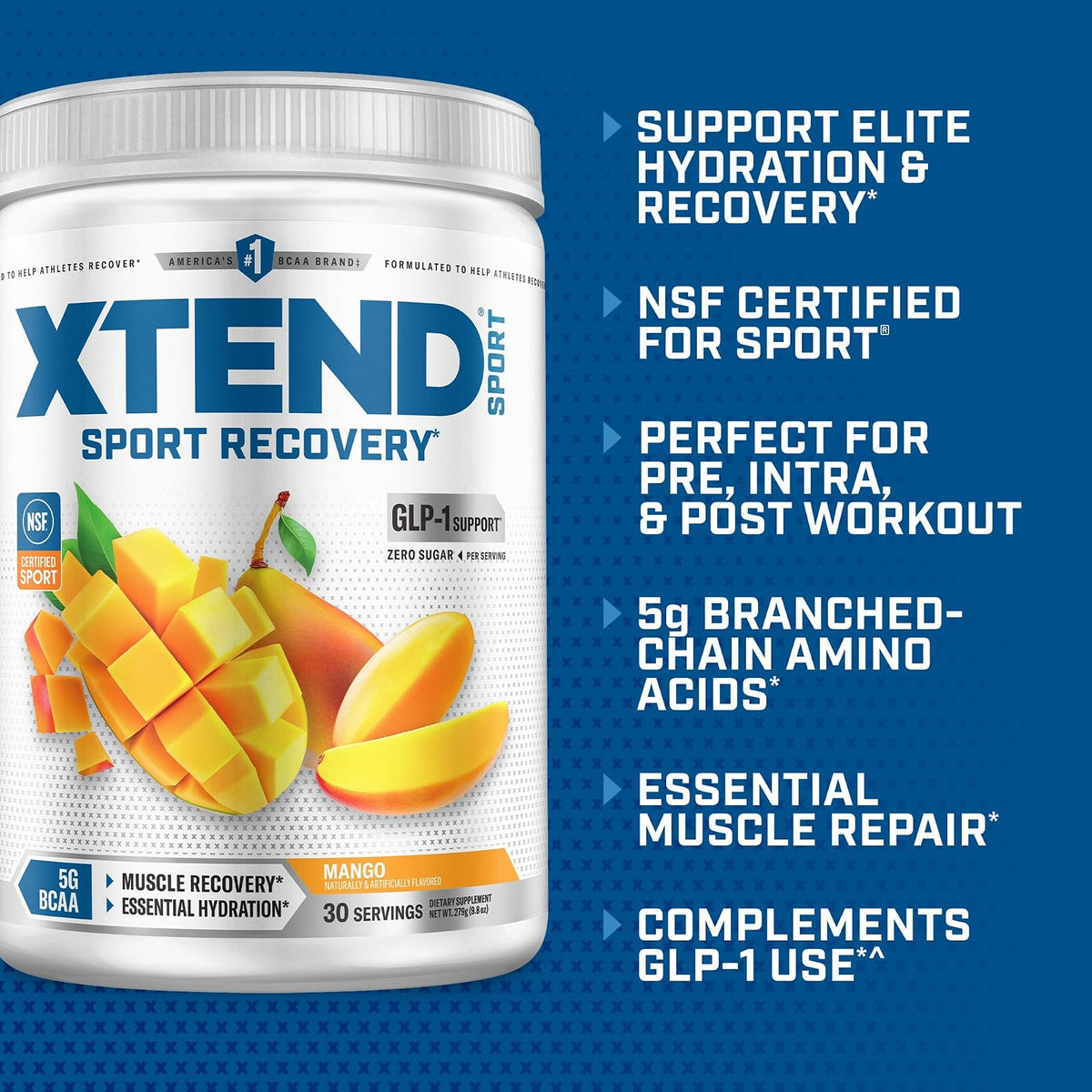 Xtend BCAA powder for workout support