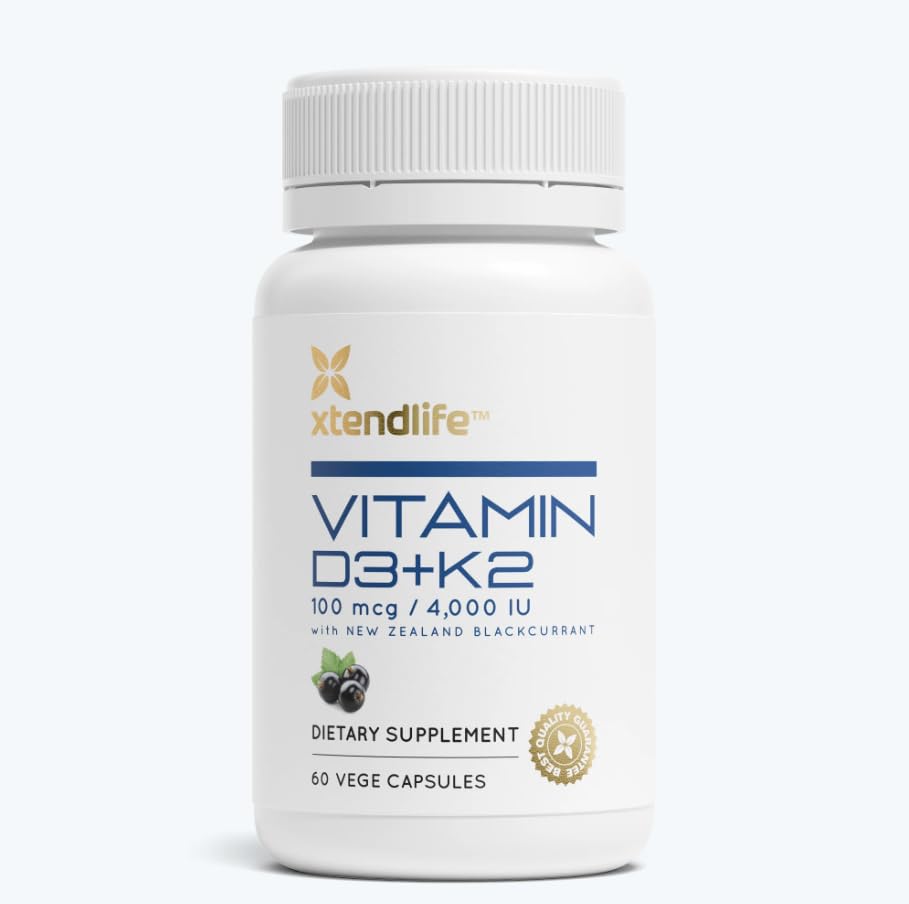 Xtendlife Vitamin D3 K2 capsules for bone health