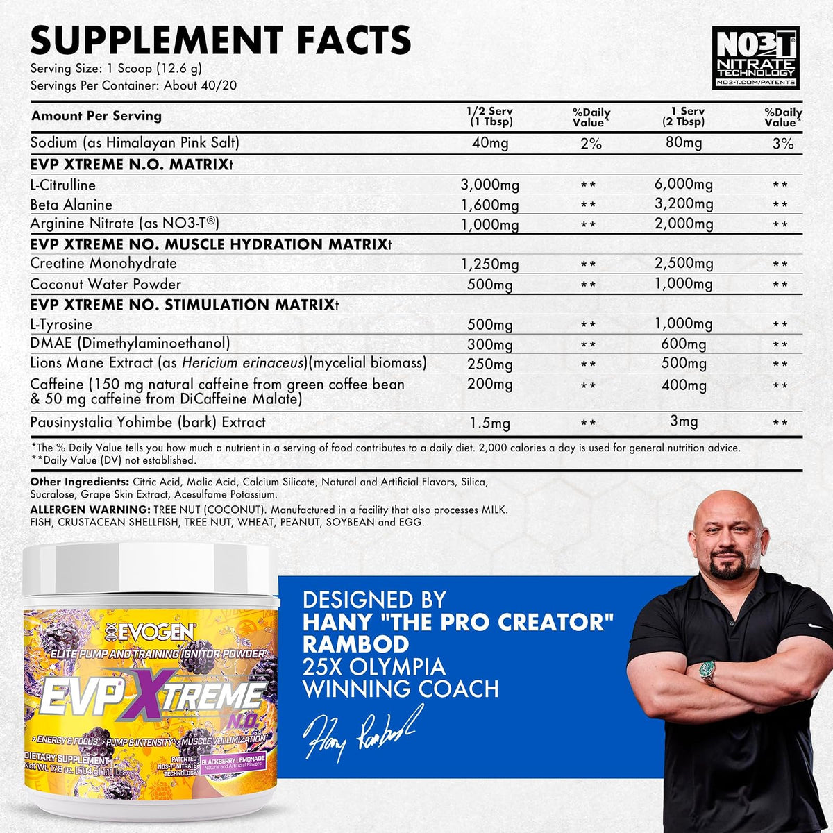 Xtreme NO energy boost supplement