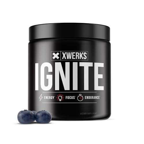Xwerks pre-workout powder Blue Razz