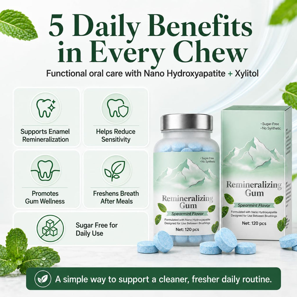 Xylitol chewing gum promotes fresh breath