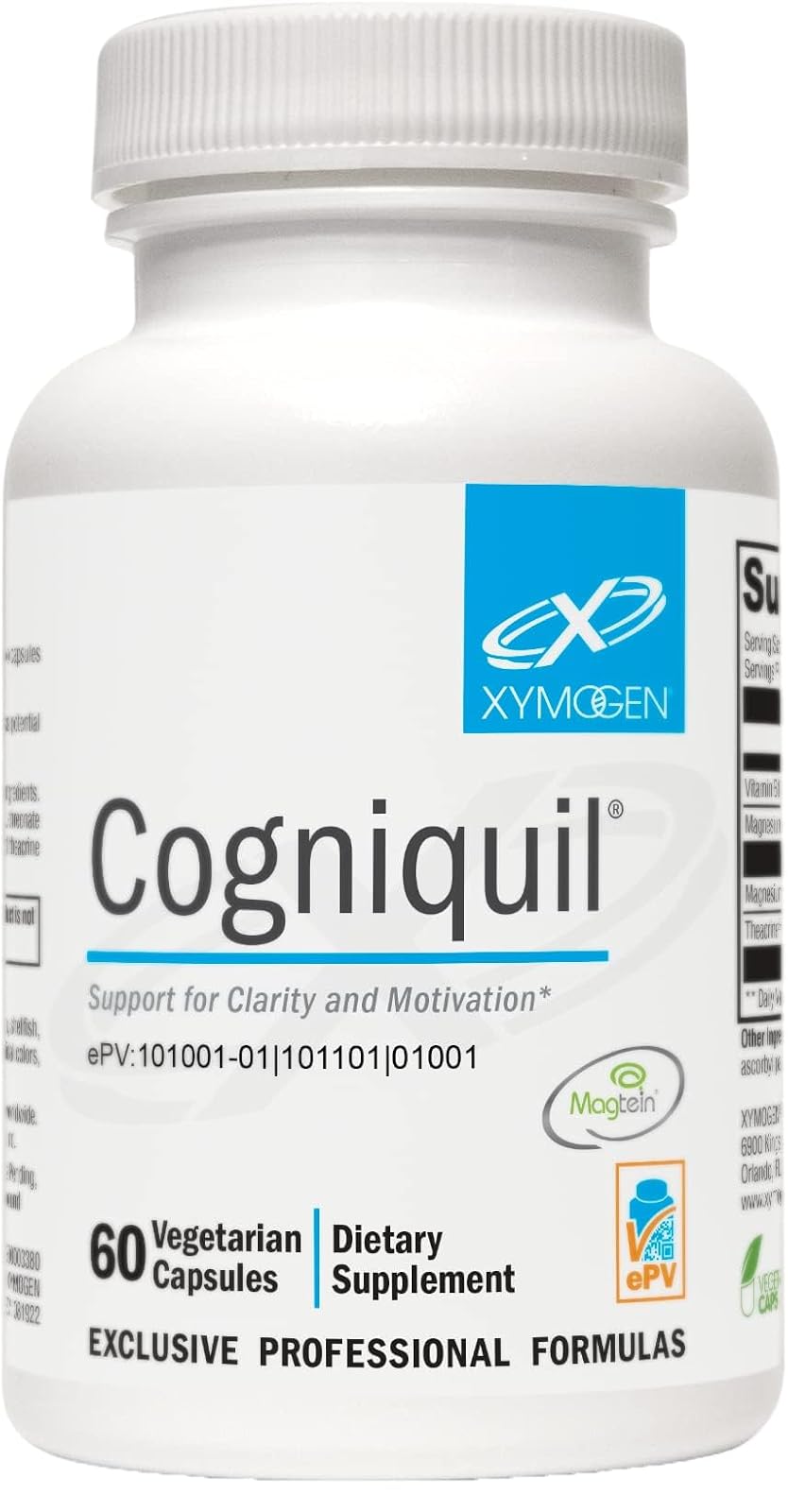 XYMOGEN Cogniquil cognitive support capsules