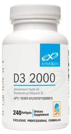 XYMOGEN D3 2000 IU softgels
