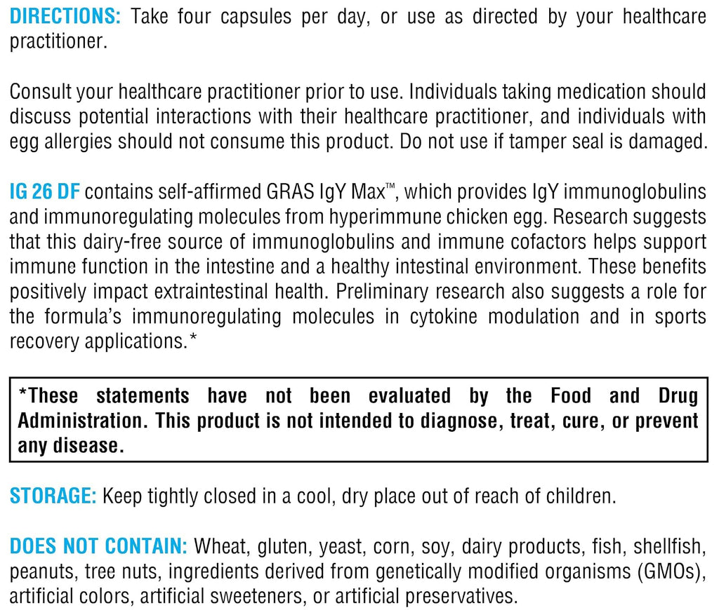 XYMOGEN IG 26 DF for overall wellness