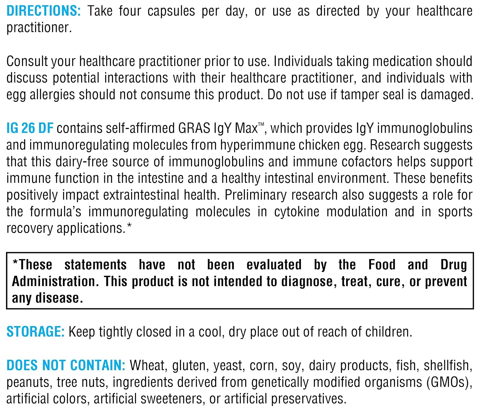 XYMOGEN IG 26 DF for overall wellness