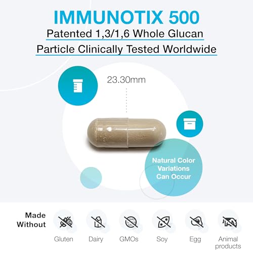XYMOGEN ImmunotiX 500 daily health boost