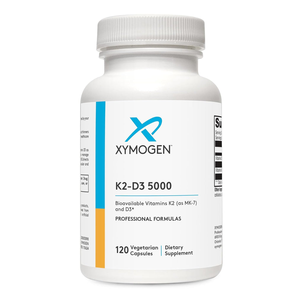 XYMOGEN K2-D3 5000 IU capsules