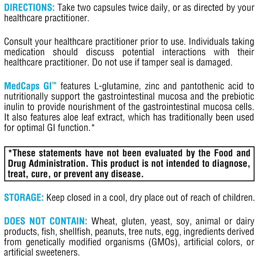 XYMOGEN MedCaps GI daily wellness supplement