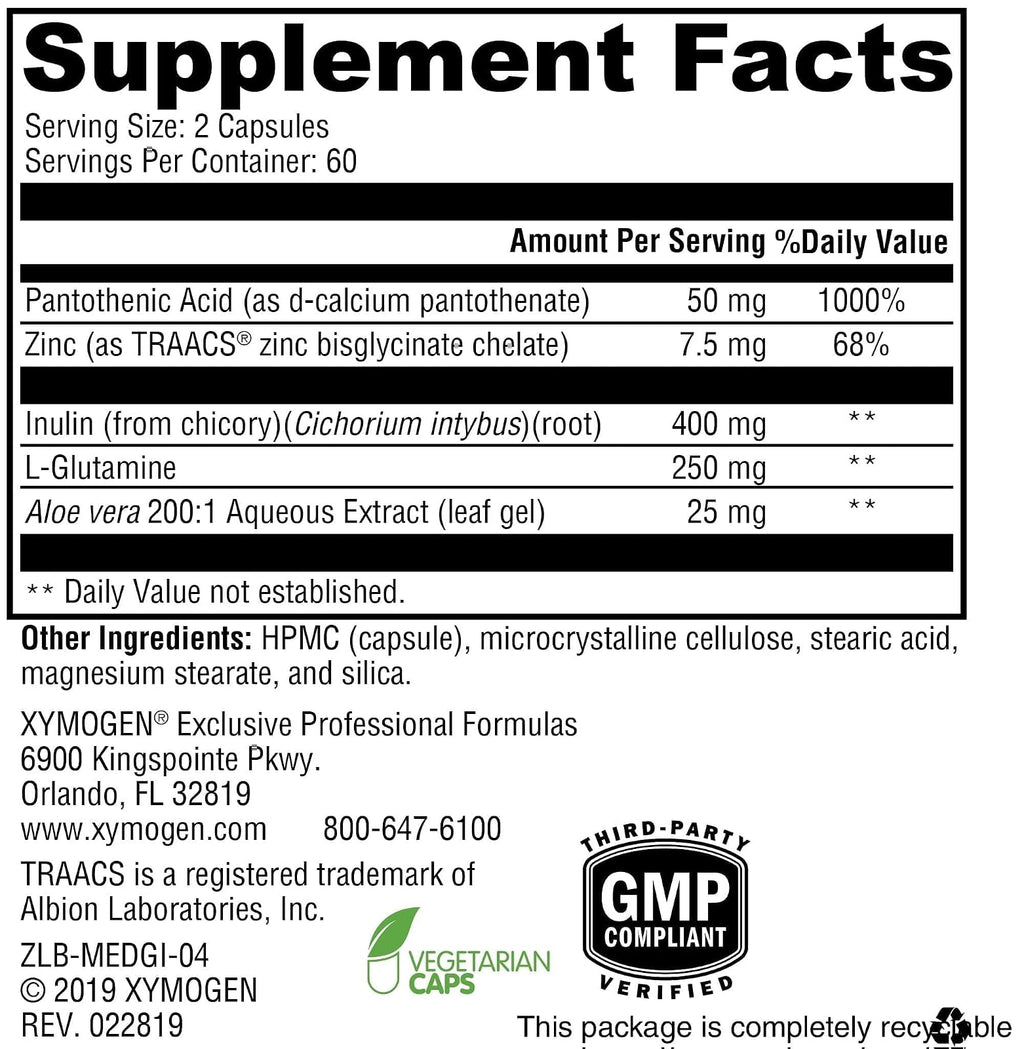 XYMOGEN MedCaps GI multivitamin capsules