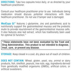 XYMOGEN MedCaps GI natural nutrient blend