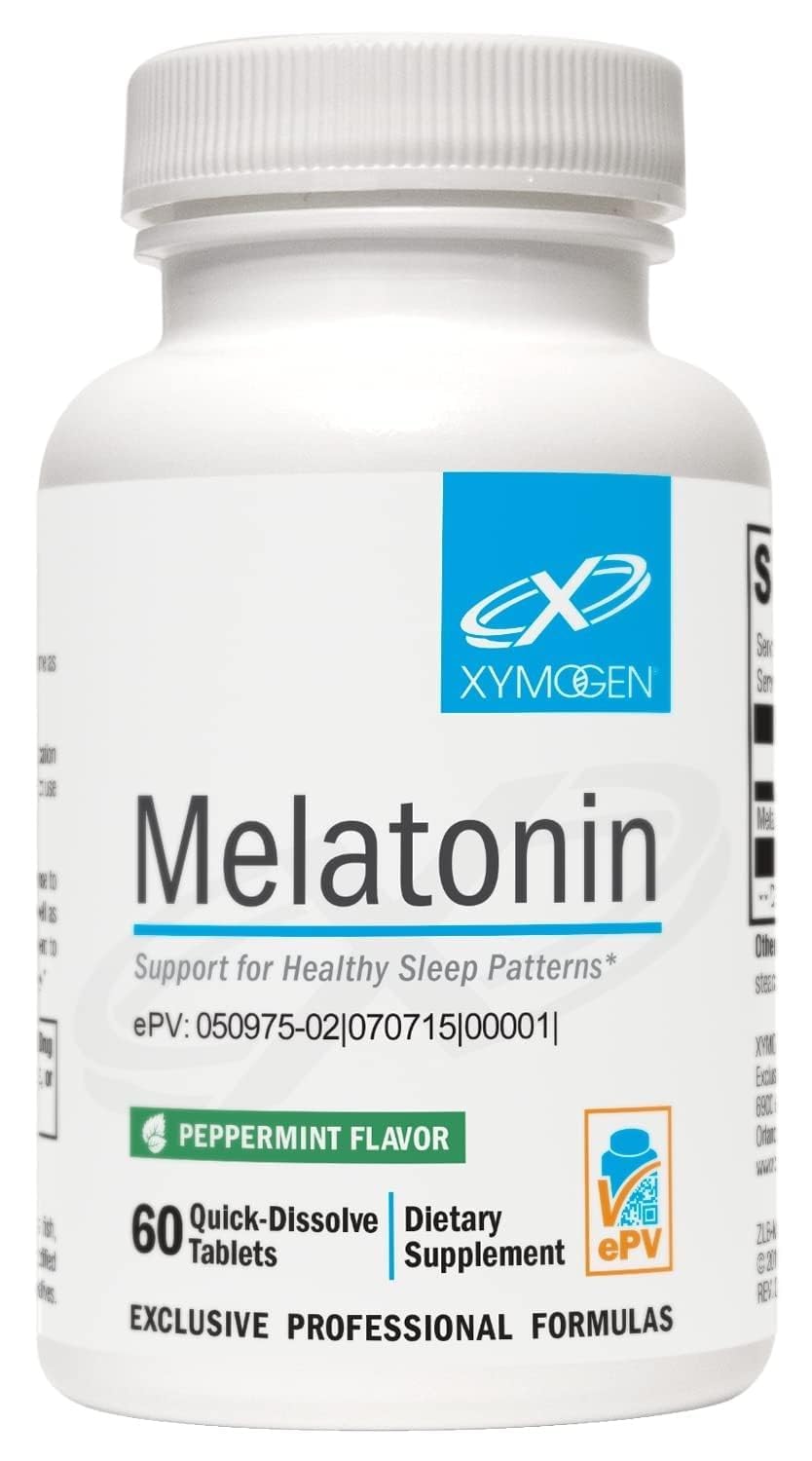 XYMOGEN melatonin tablets for sleep