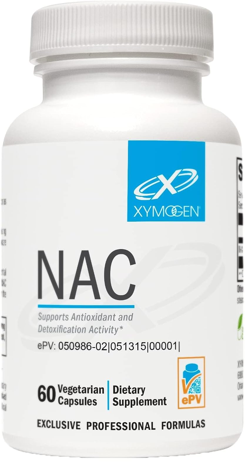 XYMOGEN NAC immune support capsules