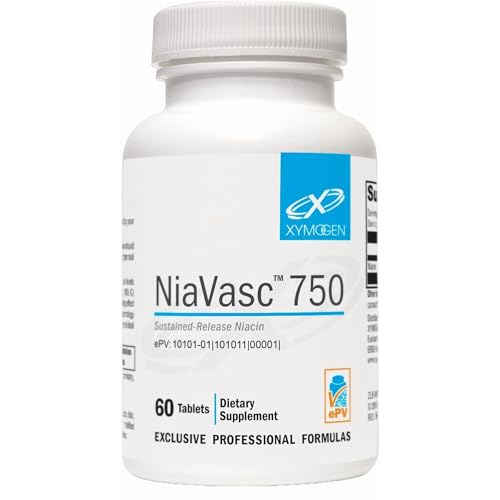 XYMOGEN NiaVasc vitamin B3 capsules