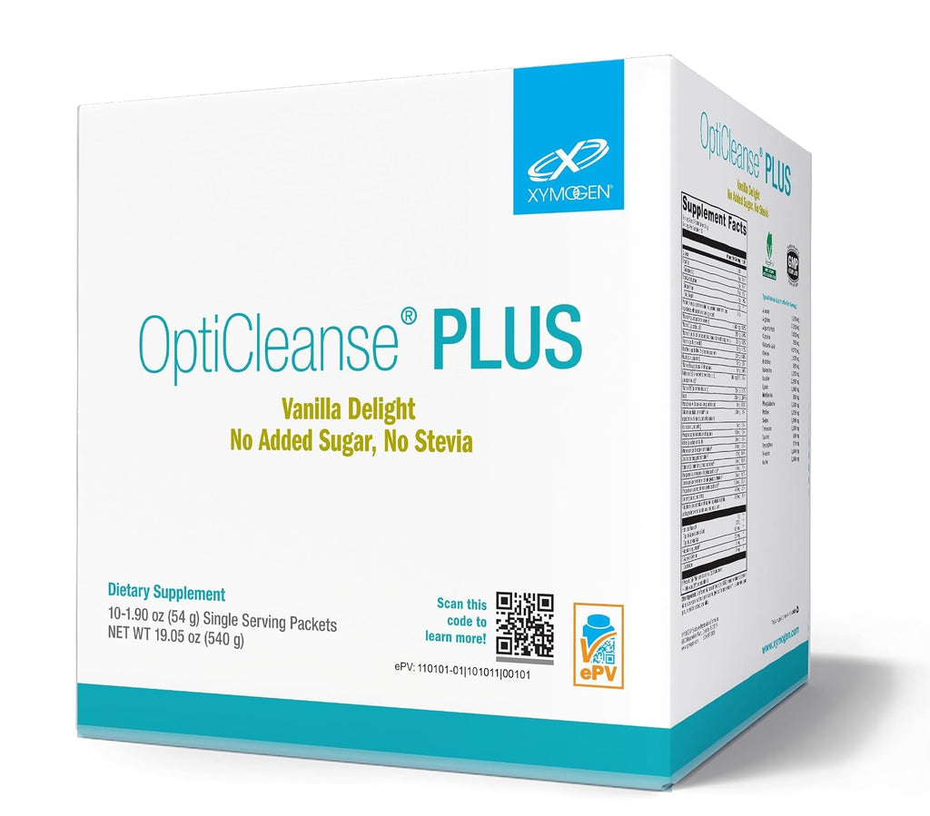XYMOGEN OptiCleanse Plus Vanilla Delight detox drink