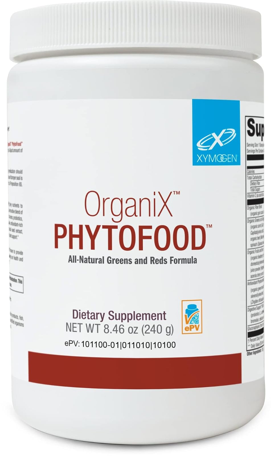 XYMOGEN OrganiX PhytoFood multivitamin blend