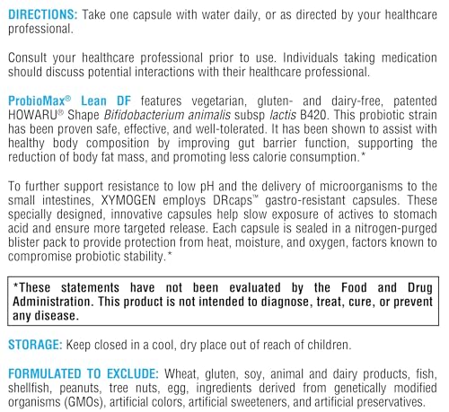 XYMOGEN ProbioMax Lean for improved digestion
