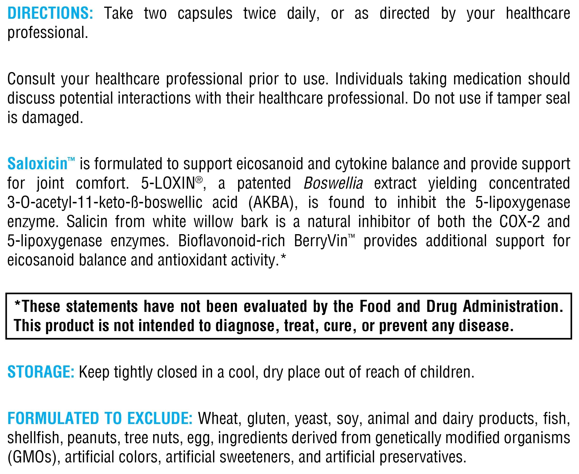 XYMOGEN Saloxicin for overall health