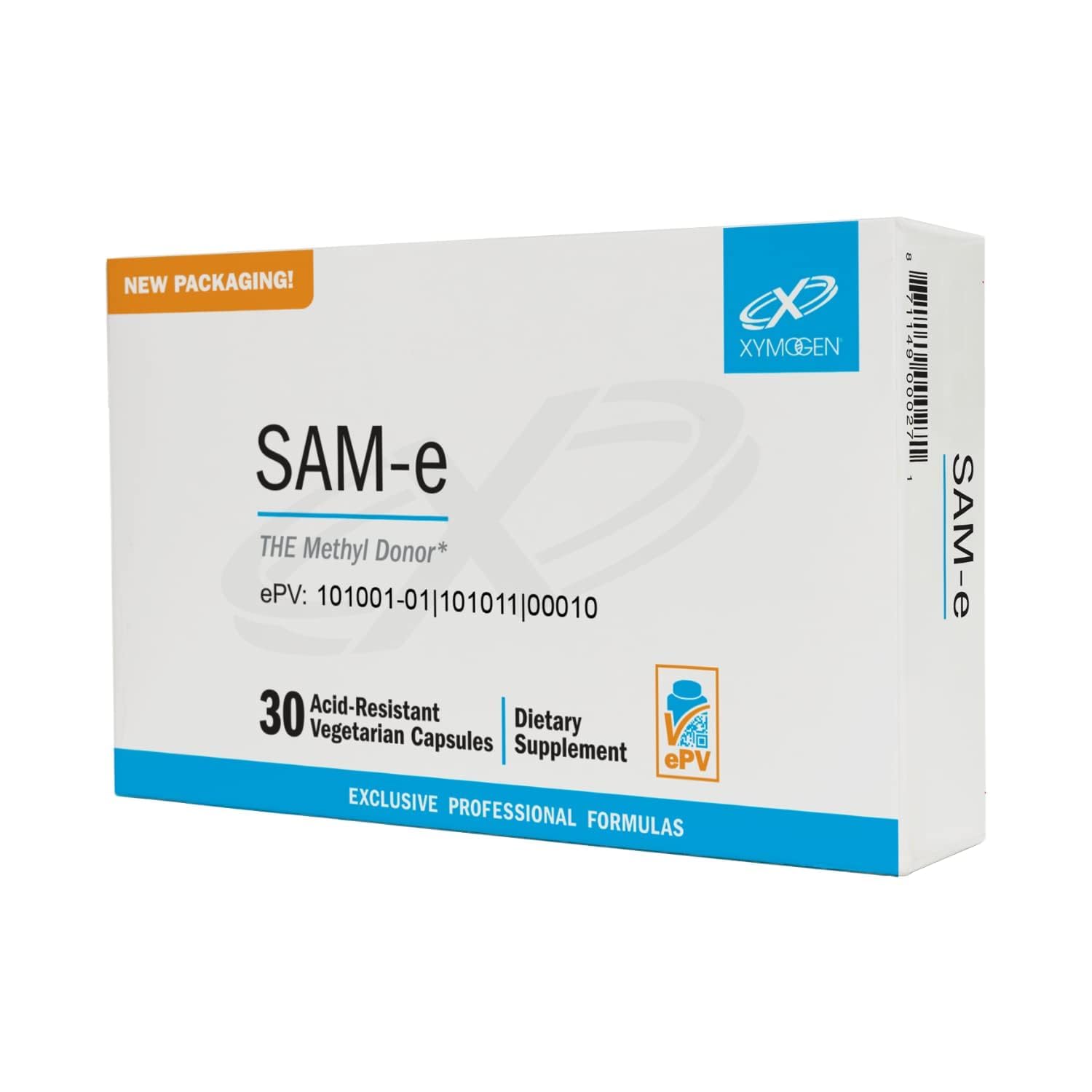 XYMOGEN SAM-e methylation support capsules