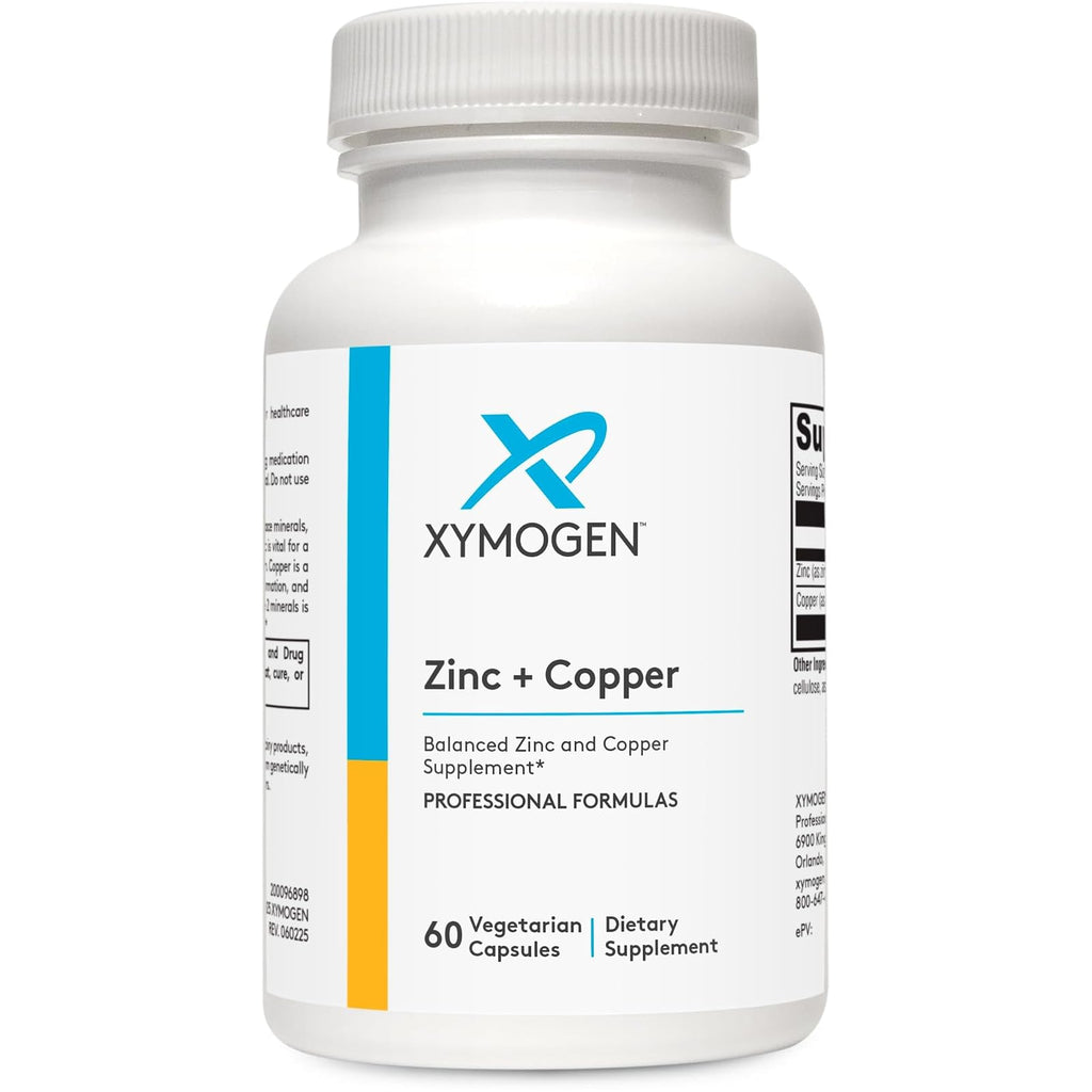 XYMOGEN Zinc + Copper supplement
