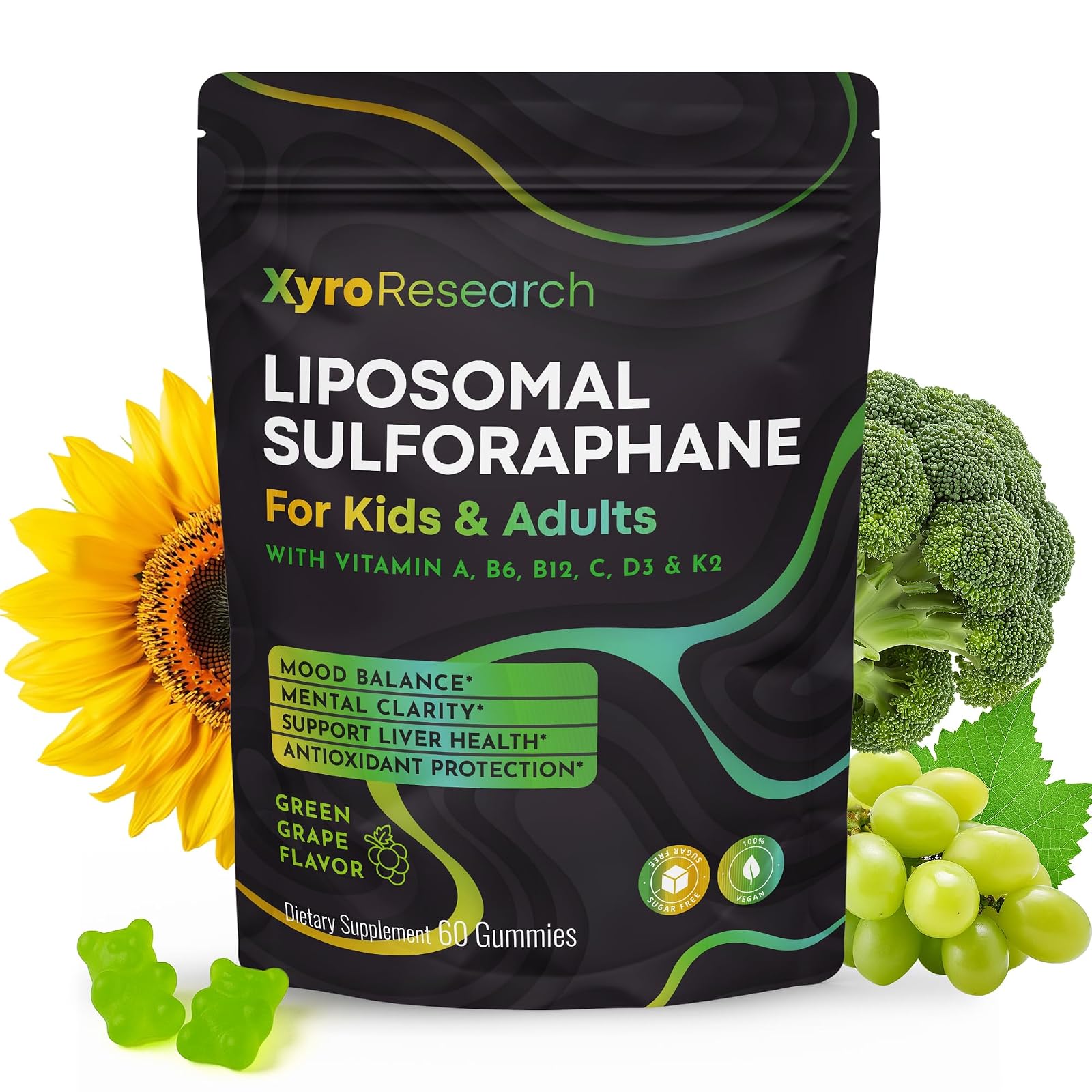 Xyro Research liposomal sulforaphane gummies
