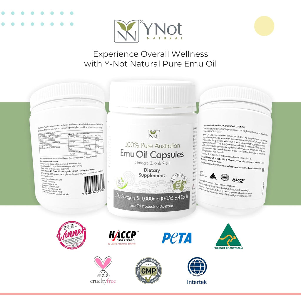 Y Not Natural Omega fatty acids