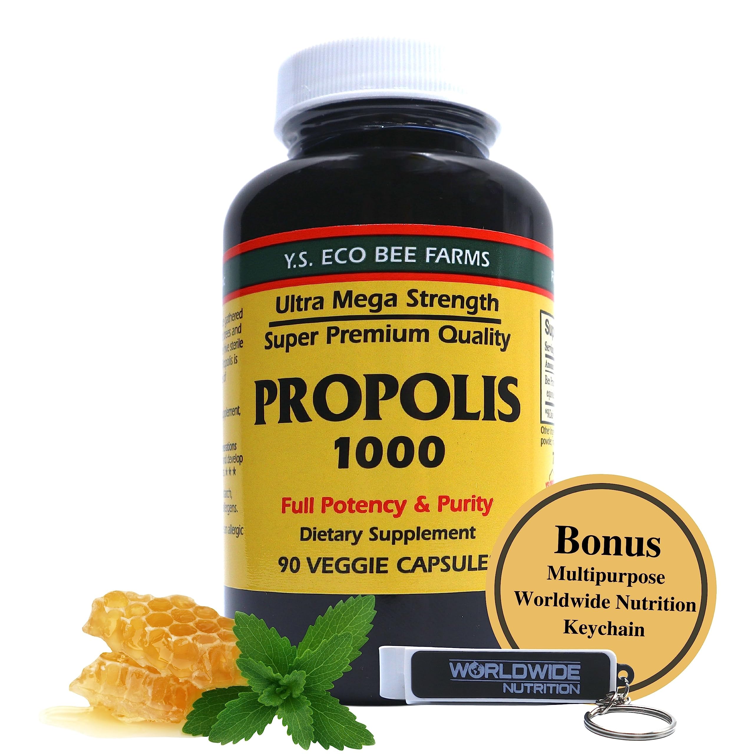 Y.S. propolis raw capsules for wellness