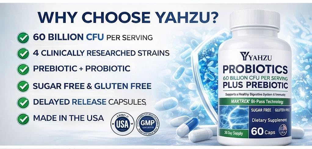 YAHZU probiotics for immune support