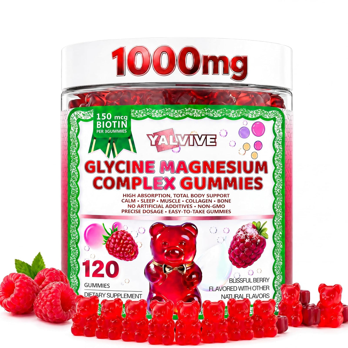 Yalvive magnesium glycinate gummies benefits