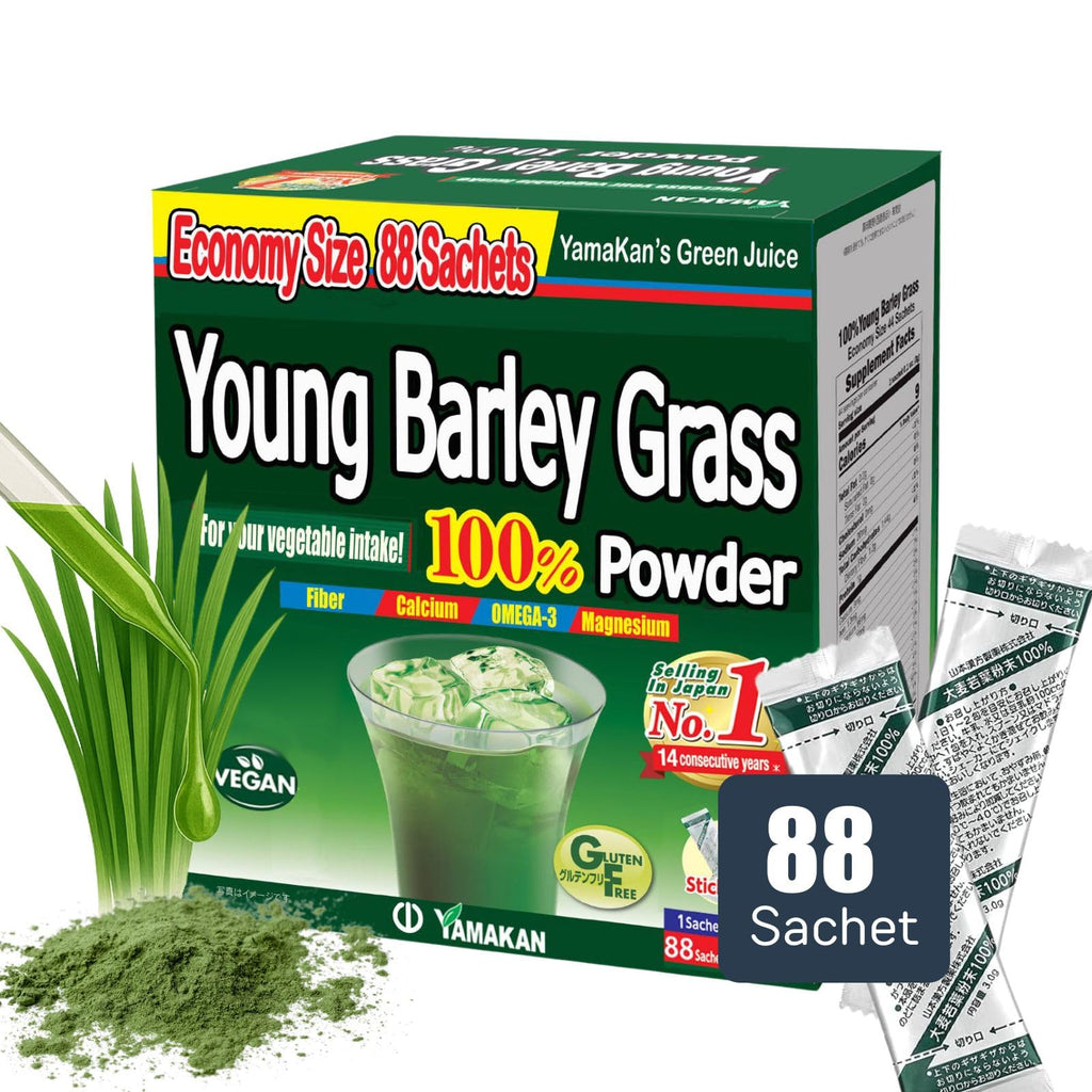 YAMAKAN Young Barley Grass Powder benefits