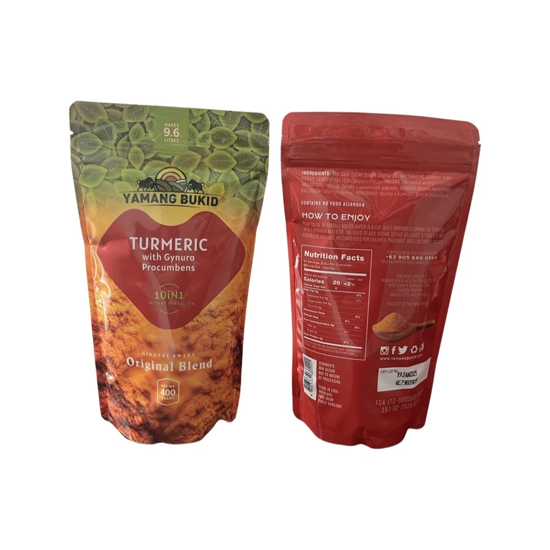 Yamang Bukid turmeric herbal tea packs