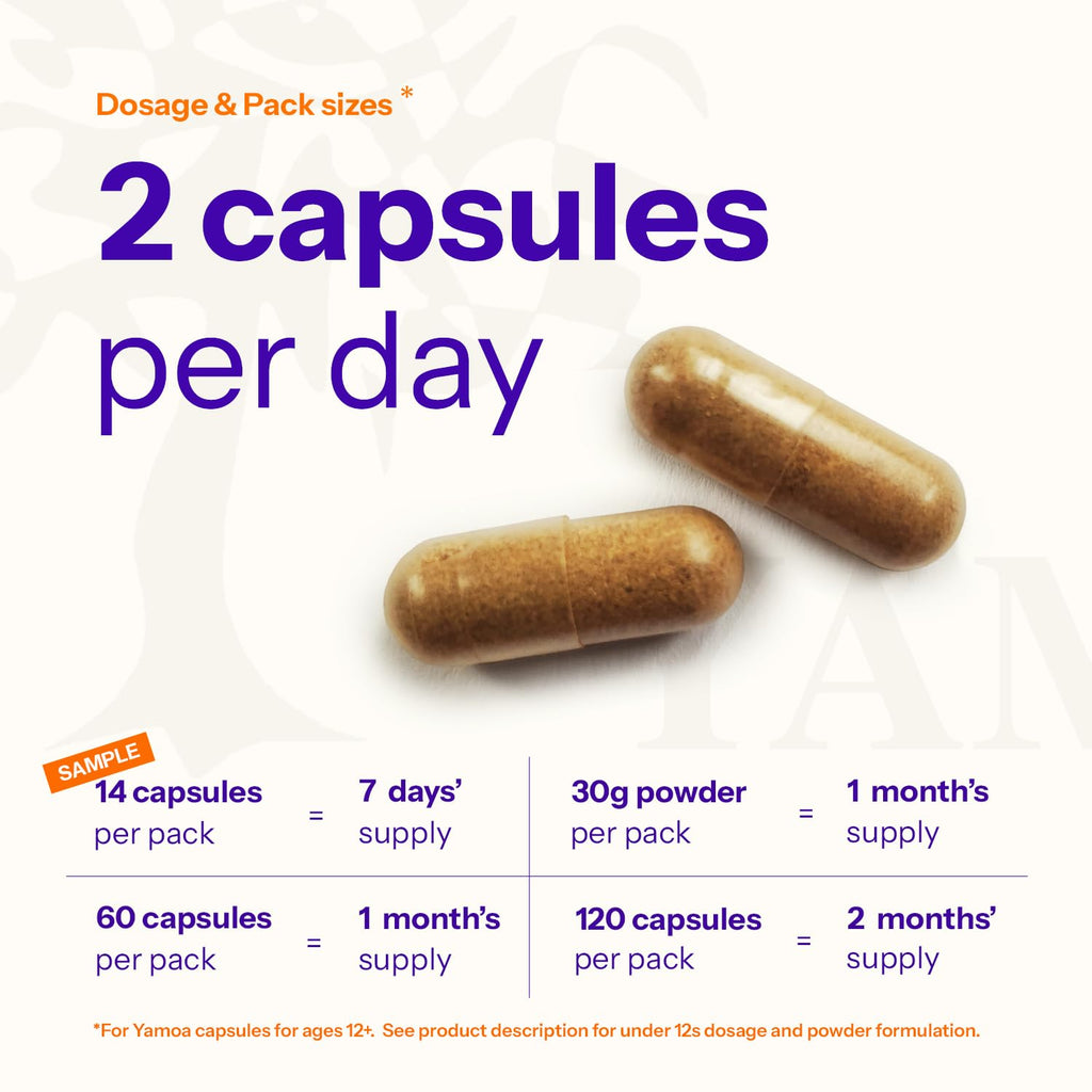 Yamoa Funtumia elastica 120 count capsules