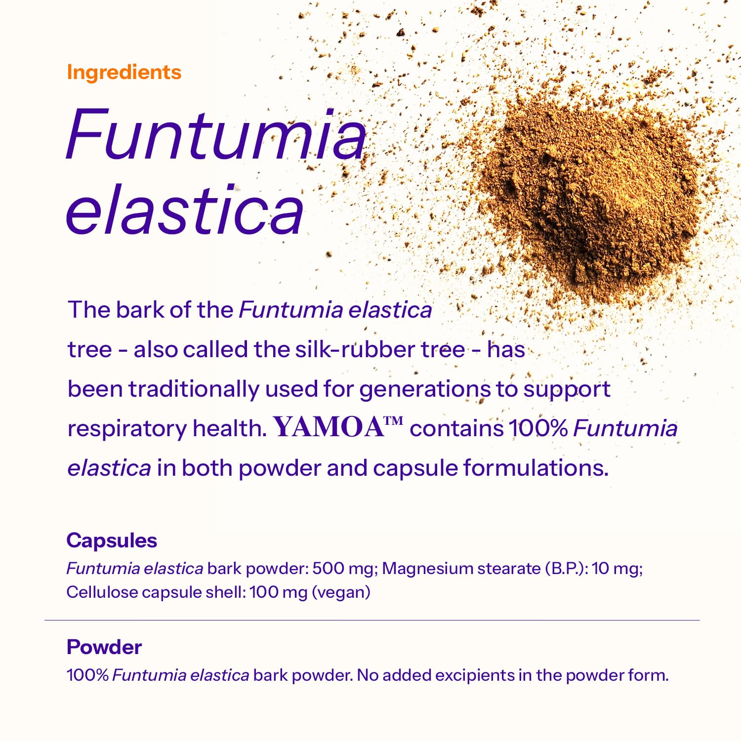 Yamoa Funtumia elastica vitamins for vitality