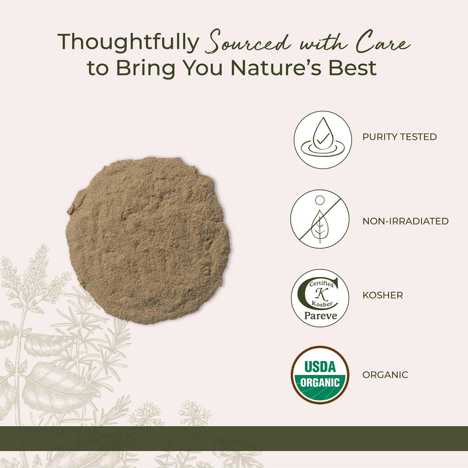 yarrow flower powder for herbal remedies