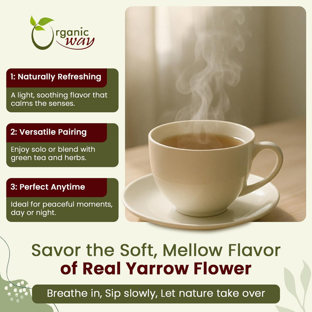 yarrow flower tea for relaxation