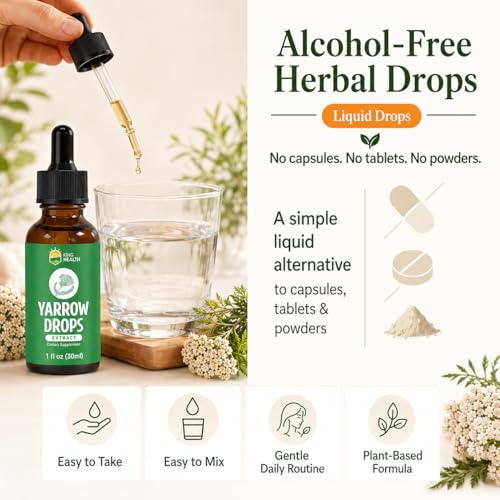 Yarrow herb for digestive health