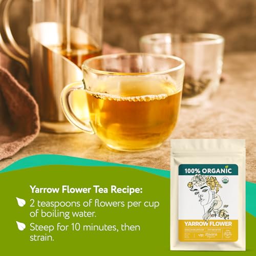 yarrow tea for stress relief