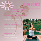 YATOJUZI rose quartz stone collection