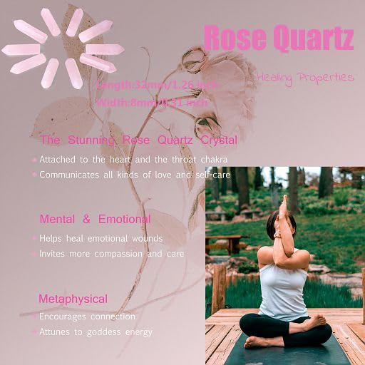 YATOJUZI rose quartz stone collection