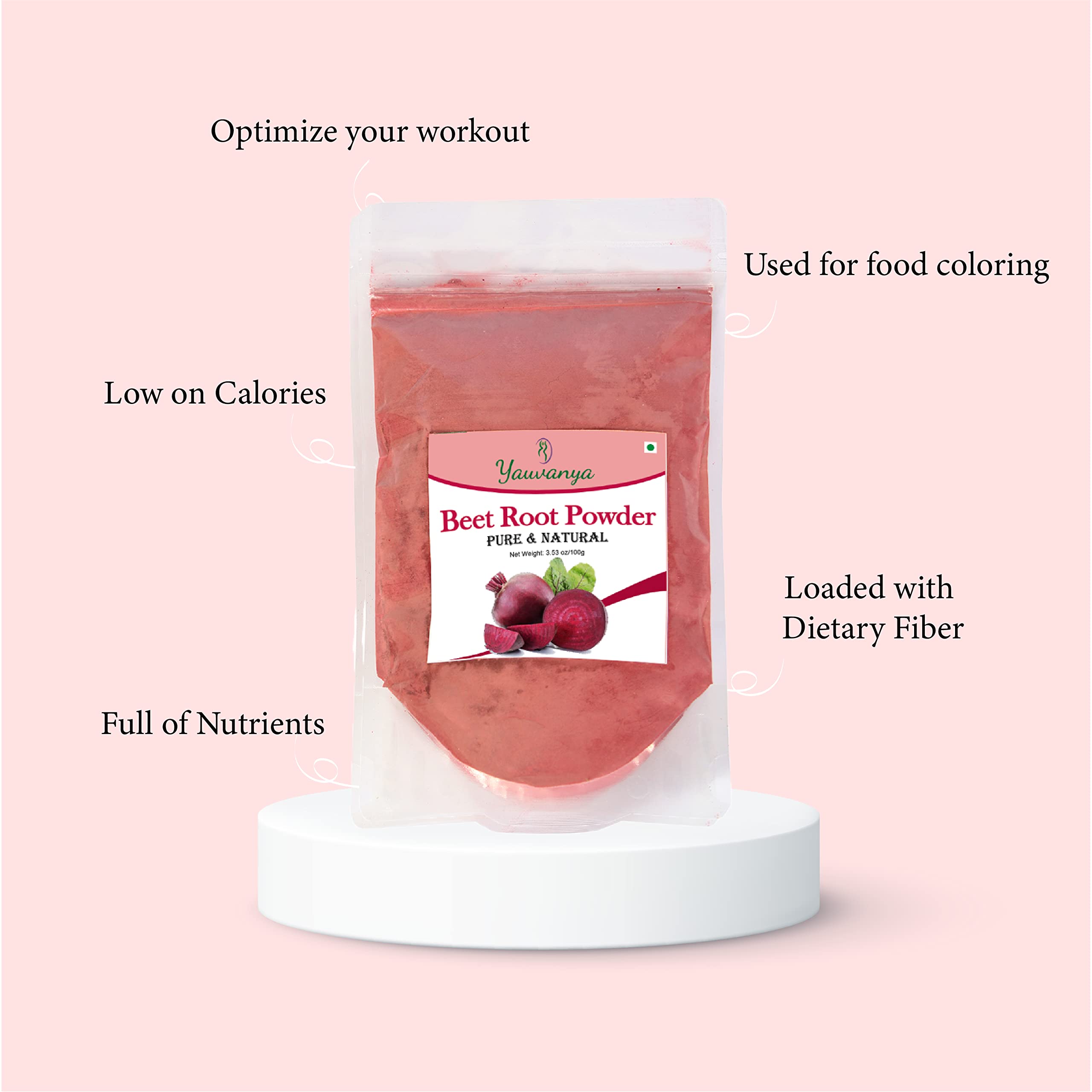 Yauvanya beetroot powder for health