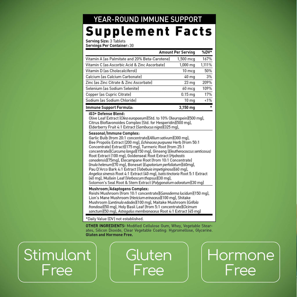year-round immune support capsules