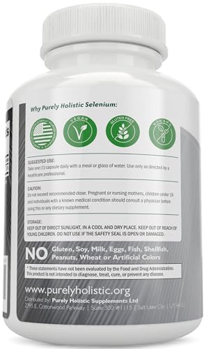 Year supply of selenium for daily wellness
