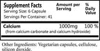 Yeast-free calcium for better absorption