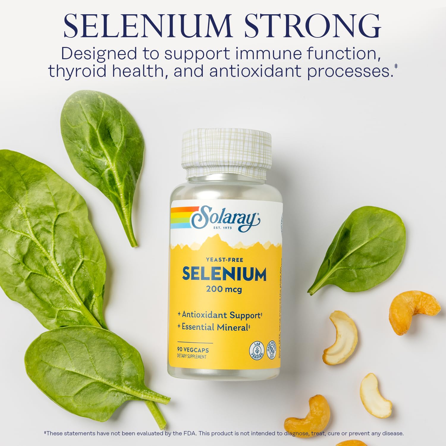 Yeast free selenium for sensitive diets