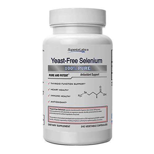 Yeast-free selenium for thyroid health